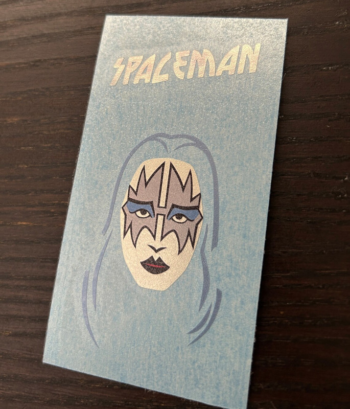 Creative-Cuts Inlays: Ace Spaceman Headstock Vinyl Decal Set