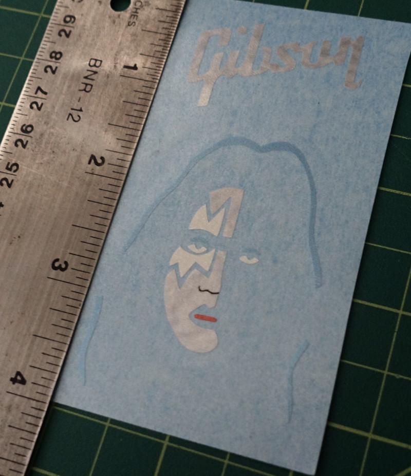 Creative-Cuts Inlays: Ace Headstock Vinyl Decal Set