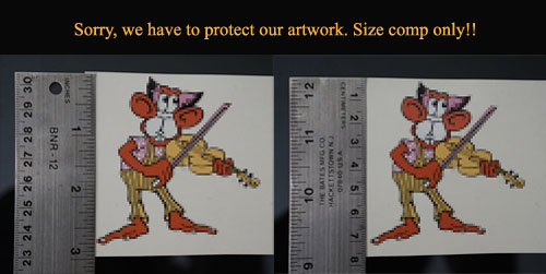 Creative Cuts Inlays: Tony Iommi Custom Monkey SG Body Sticker