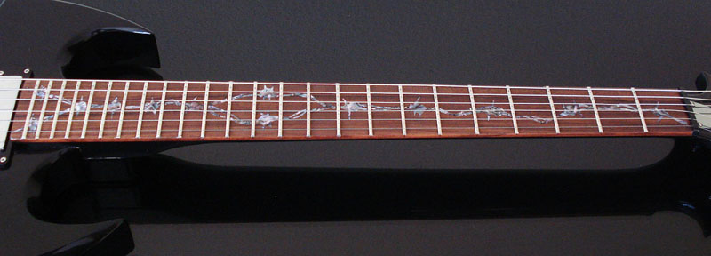 Creative Cuts Inlays: Barb Wire Guitar Inlay Stickers ABALONE