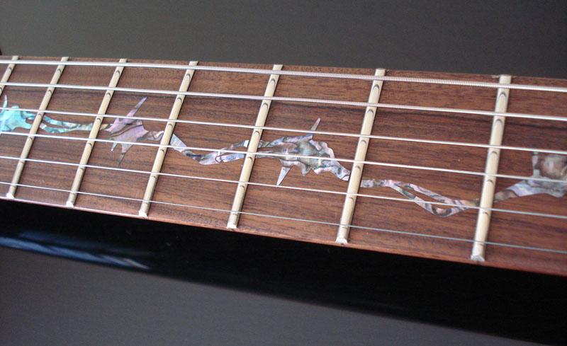 Creative Cuts Inlays: Barb Wire Guitar Inlay Stickers ABALONE