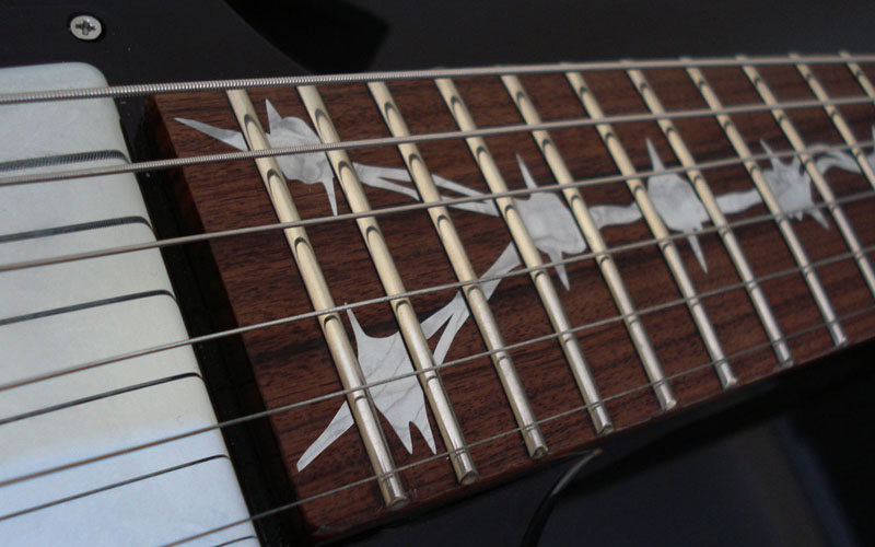 Creative Cuts Inlays: Barb Wire Guitar Inlay Stickers MOP WHITE PEARL