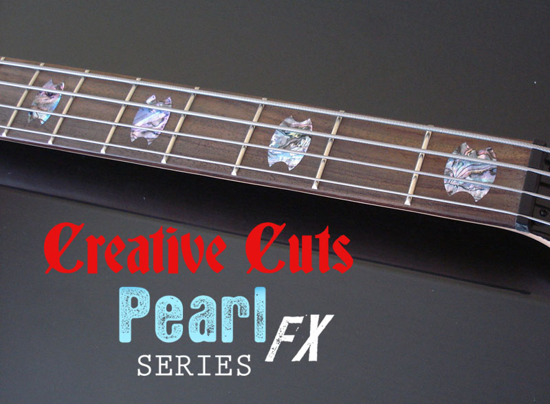 Creative-Cuts Inlays: Spector Bass Oval Inlay Stickers ABALONE