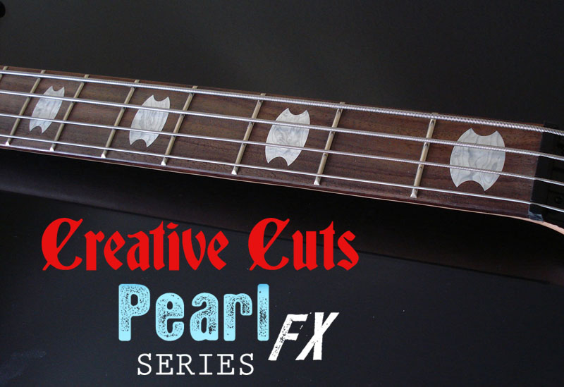 Creative-Cuts Inlays: Spector Bass Oval Inlay Stickers MOP