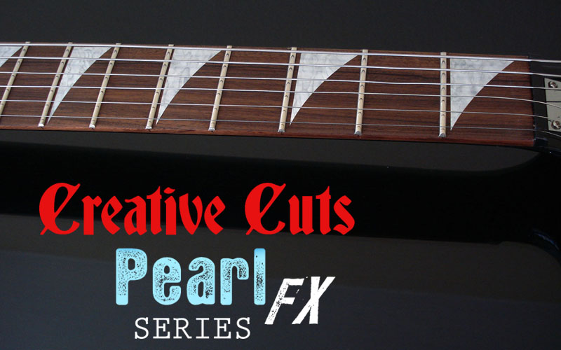 Creative-Cuts Inlays: Jackson Shark Fin Guitar Inlay Stickers MOP