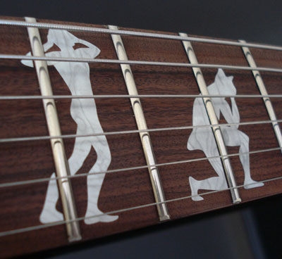 Creative Cuts Inlays: Man To Wolf Guitar Inlay Stickers MOP