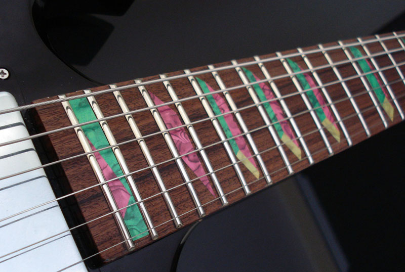 Creative Cuts Inlays: Pyramid Jem Guitar Inlay Stickers COLORED PEARL