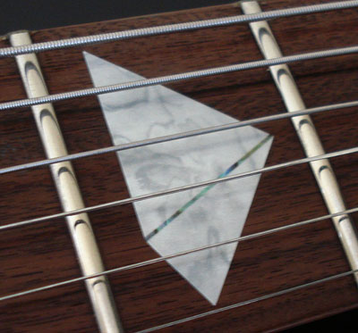 Creative Cuts Inlays: Pyramid Jem Guitar Inlay Stickers MOP
