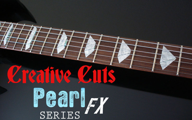 Creative Cuts Inlays: Pyramid Jem Guitar Inlay Stickers MOP